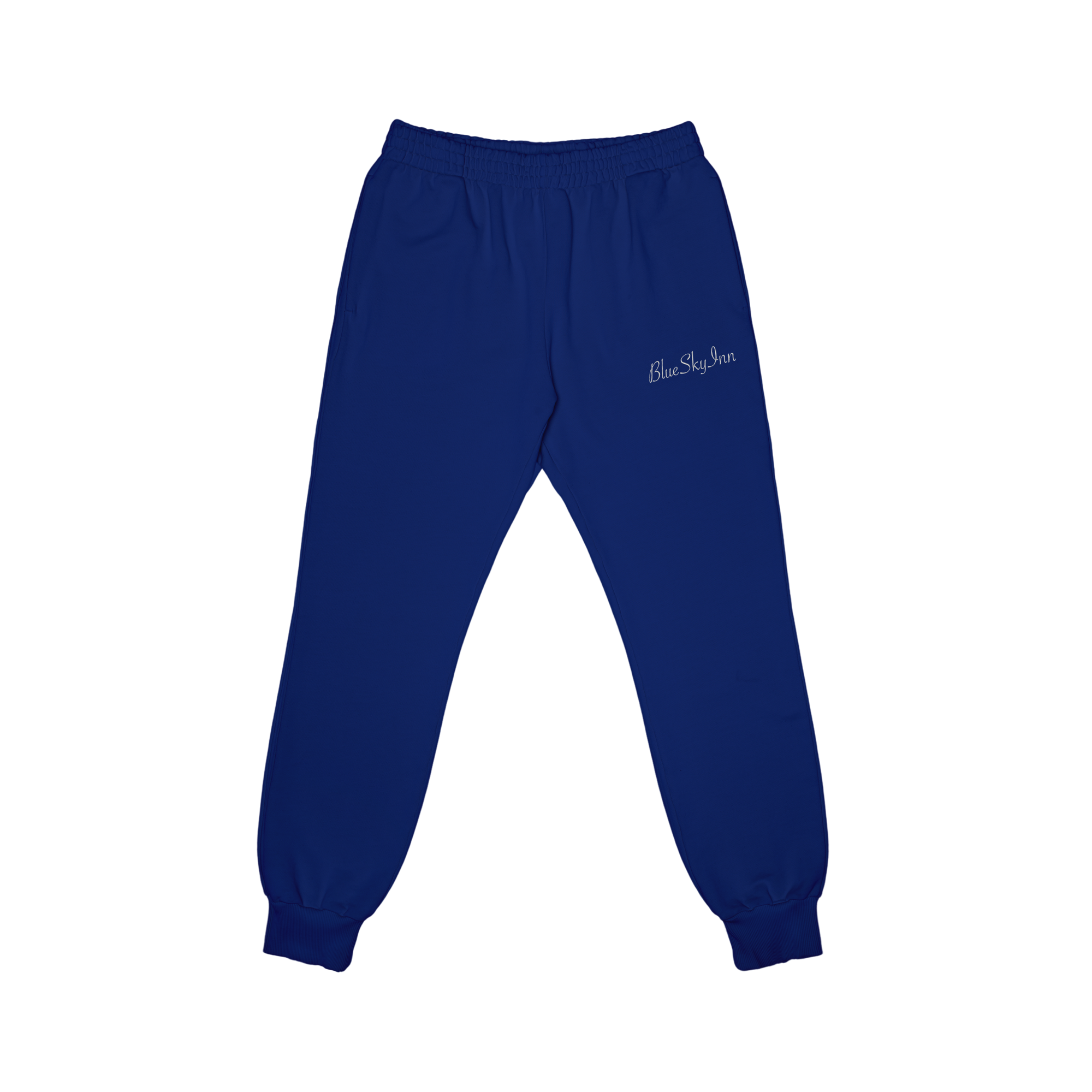 Royal Blue Logo Sweatpants – BLUE SKY INN